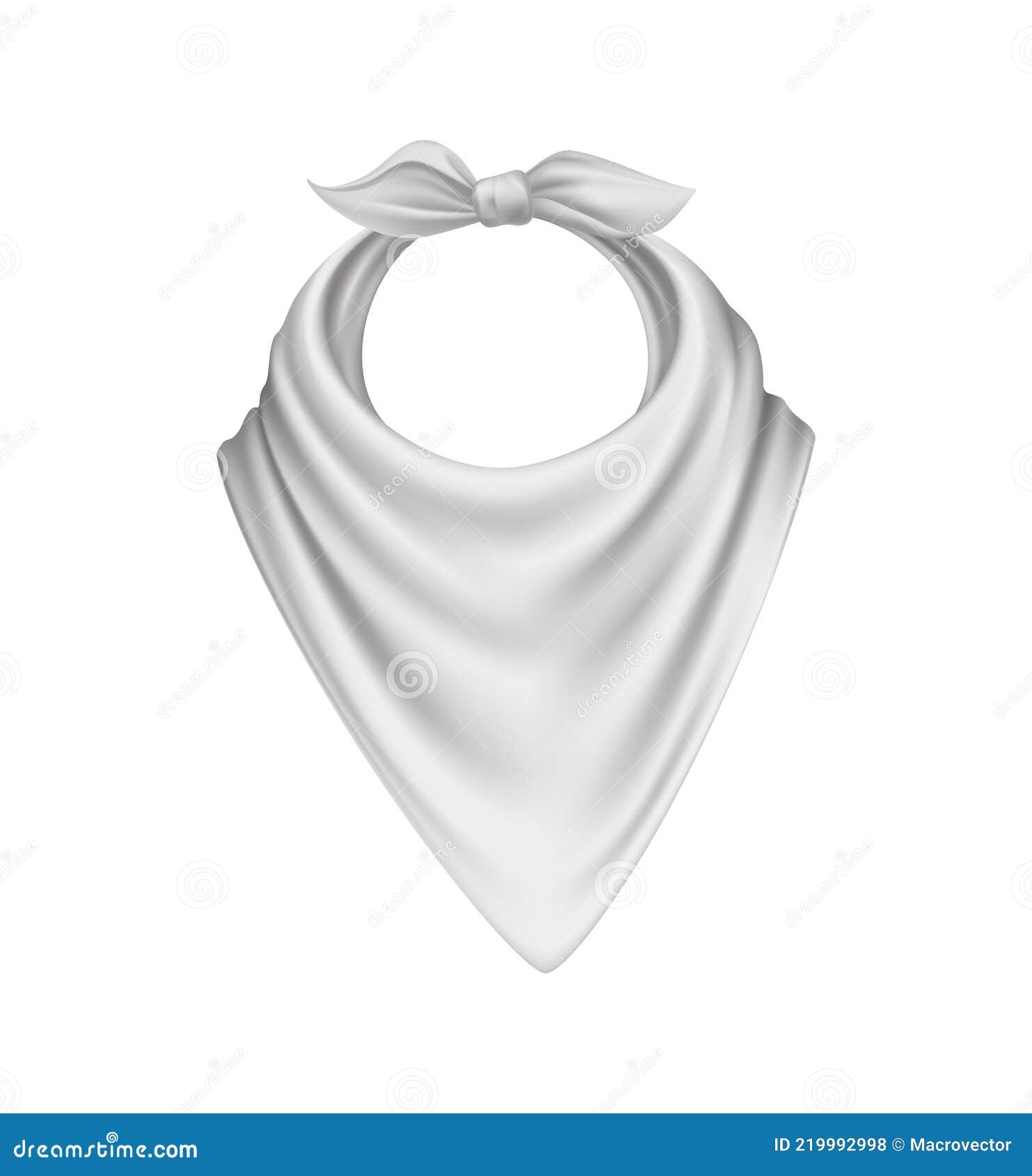 Neckerchief Realistic Illustration Stock Vector - Illustration of icon ...