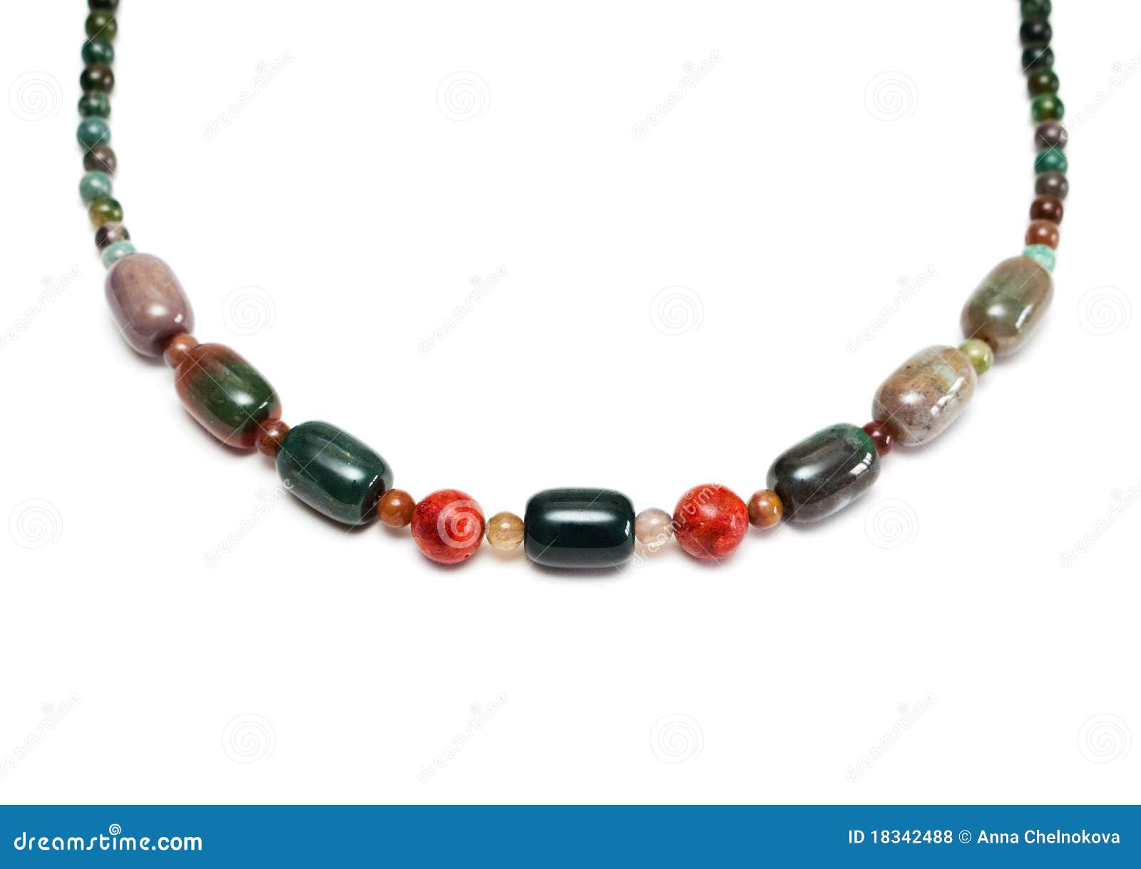 Necklace. stock photo. Image of craft, colorful, elements - 18342488