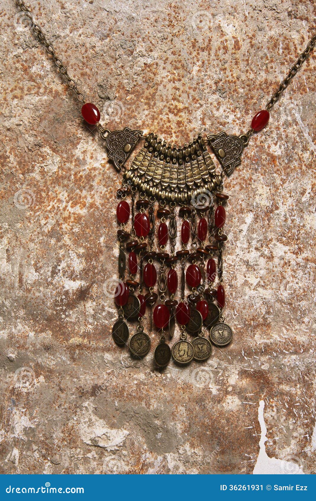 Necklace stock image. Image of asia, arabic, makeup, jewelry - 36261931