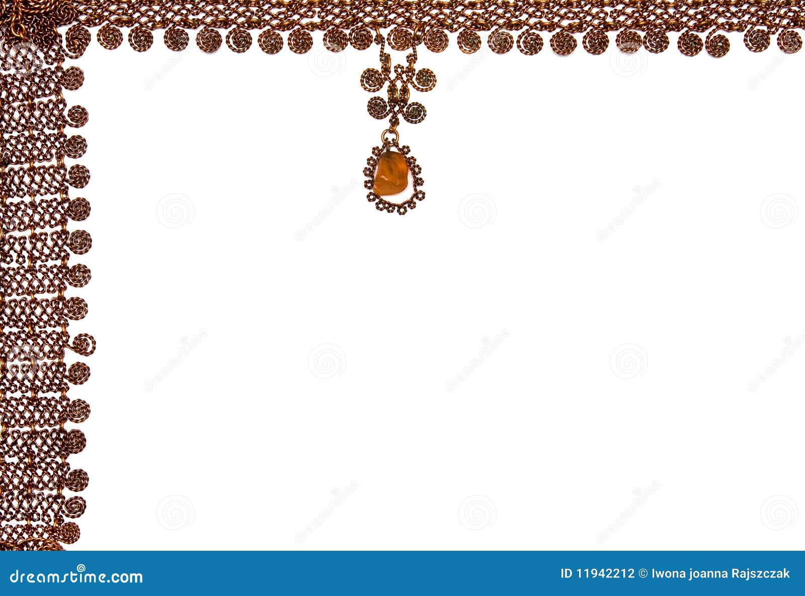Necklace frame stock photo. Image of background, gems - 11942212