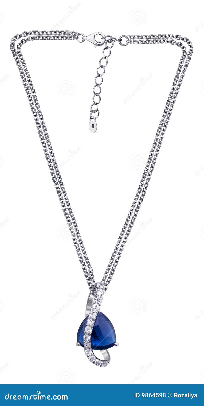 Necklace Isolated On The White Background Royalty Free Stock Photos ...