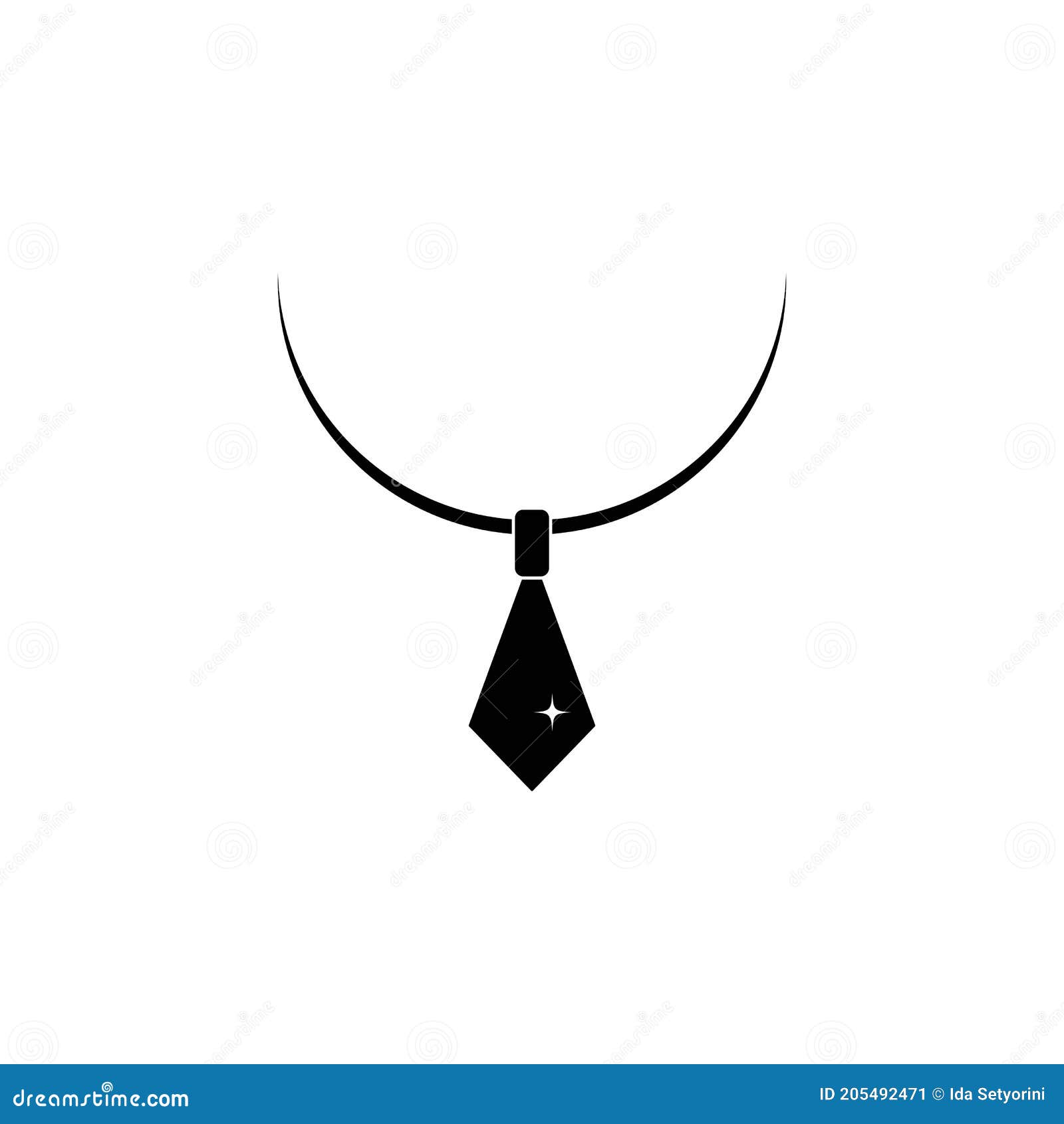 Necklace Logo Vector Illustration | CartoonDealer.com #205492476