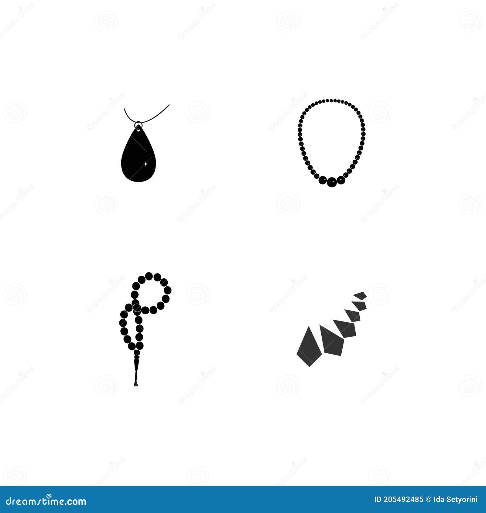 Necklace Logo Vector Illustration | CartoonDealer.com #205492476