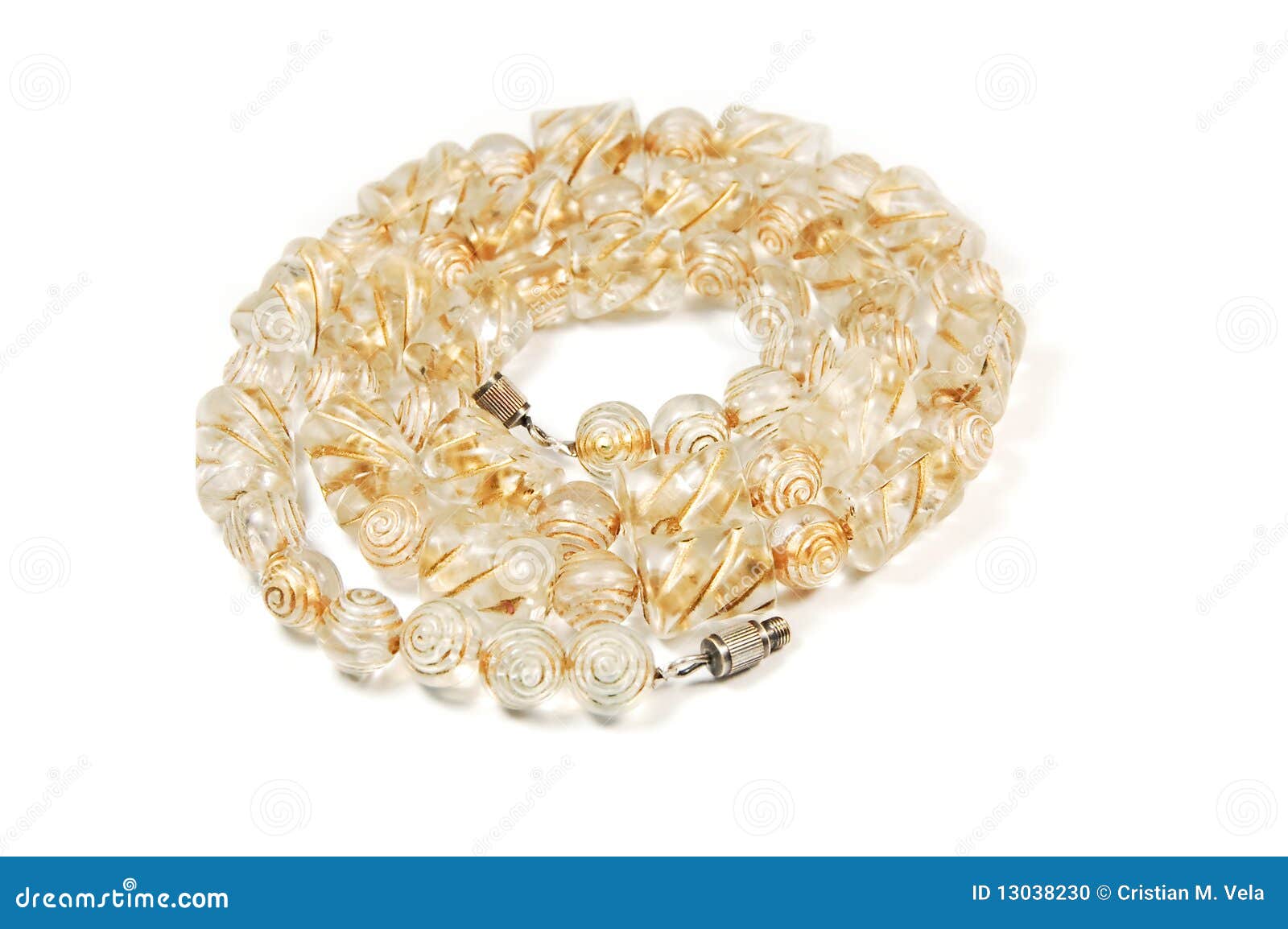 Neckless stock photo. Image of isolated, white, ware - 13038230