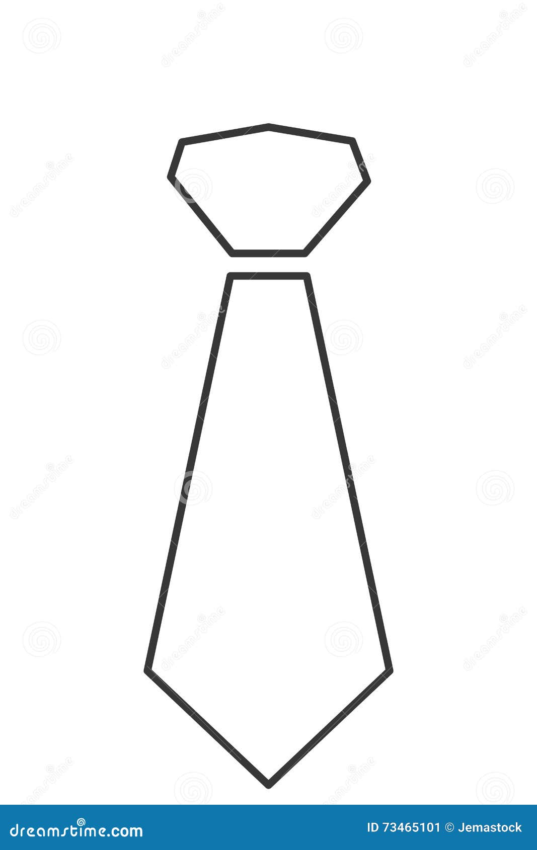 Necktie icon stock illustration. Illustration of necktie - 73465101