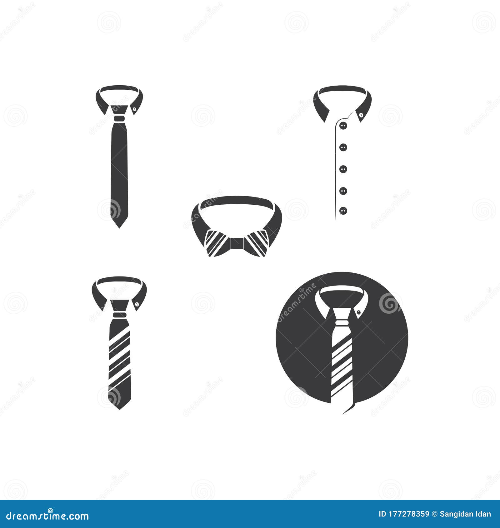 Necktie Vector Illustration Design Stock Vector - Illustration of ...