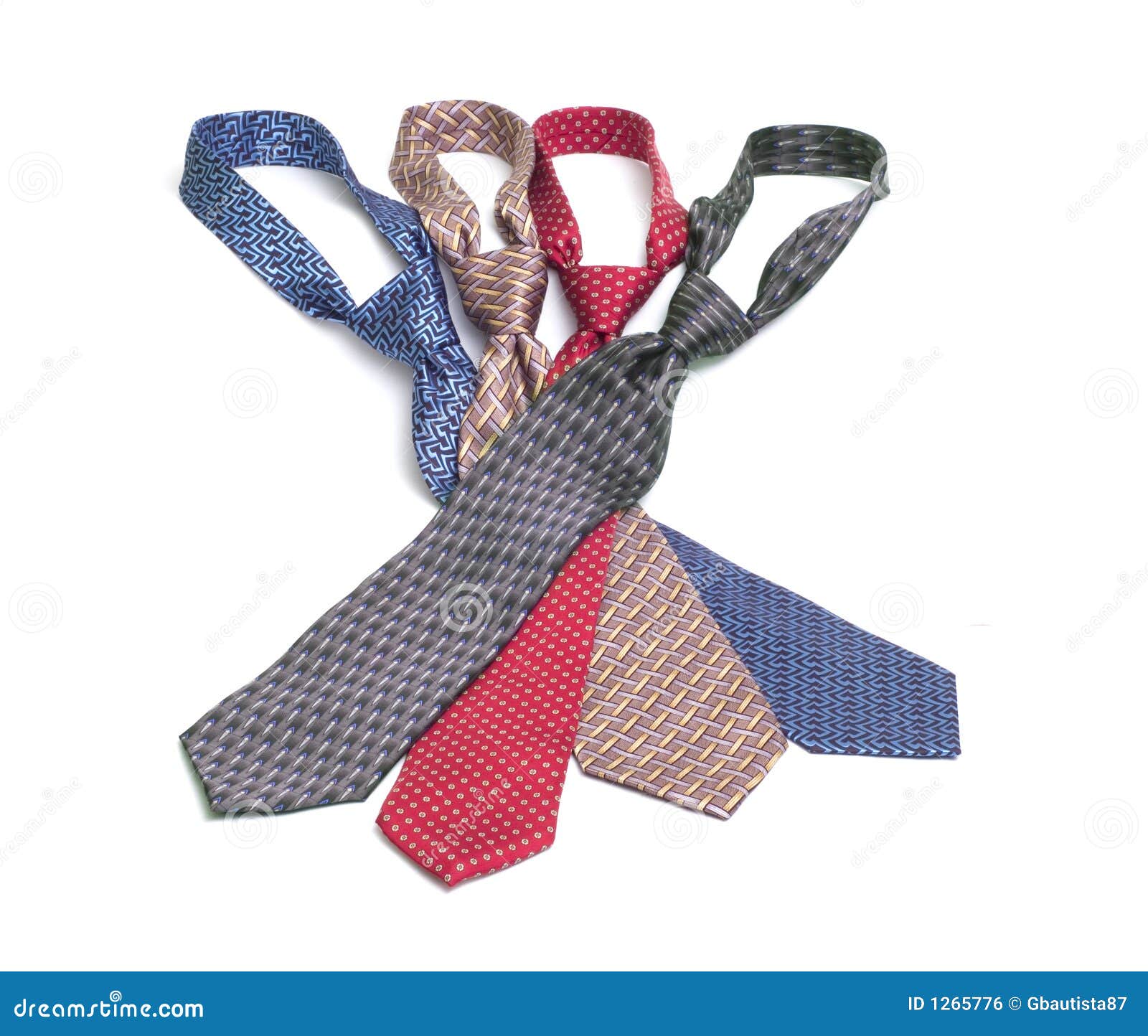 Neckties 2 stock photo. Image of grey, colorful, work - 1265776