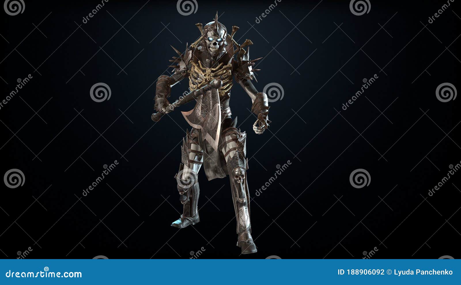 Skeleton, Render 3D Model On The Background Royalty-Free Stock Image ...