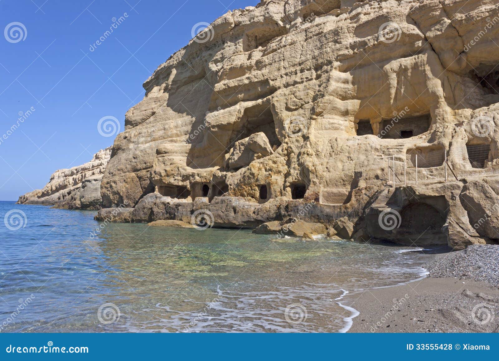 MATALA BAY, CRETE, Greece. Royalty-Free Stock Photography ...