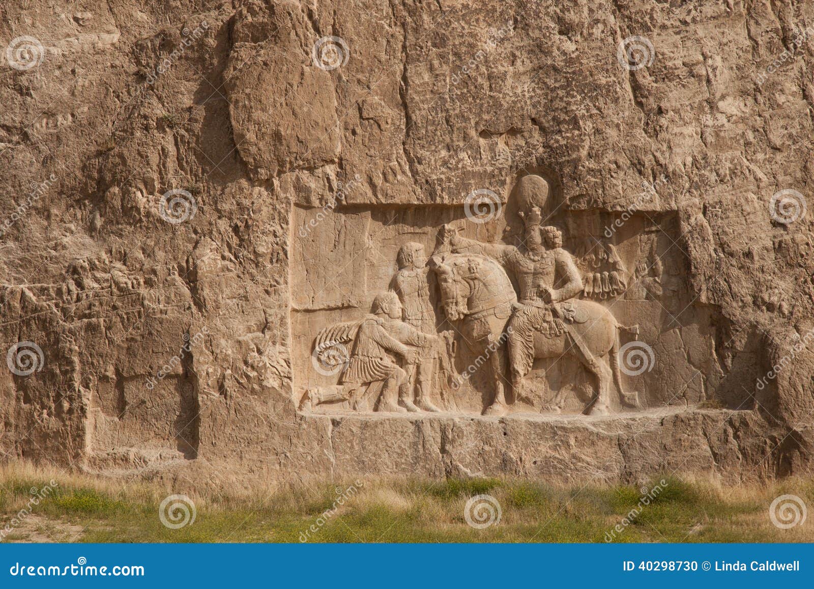 Naqsh-e Rustam Persian Ancient Necropolis Northwest Of Persepolis In ...
