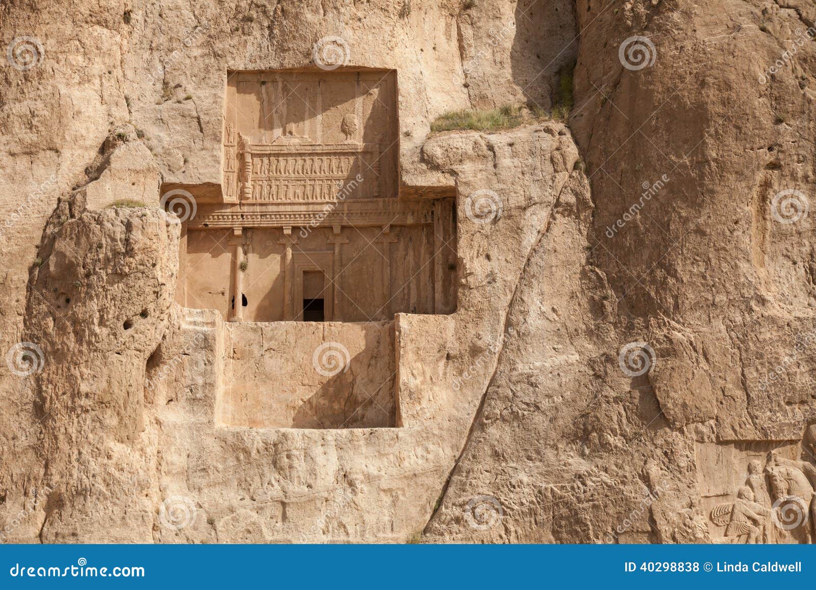 Necropolis, Naqsh Rustam, Iran Stock Photo - Image of asia, turbe: 40298838