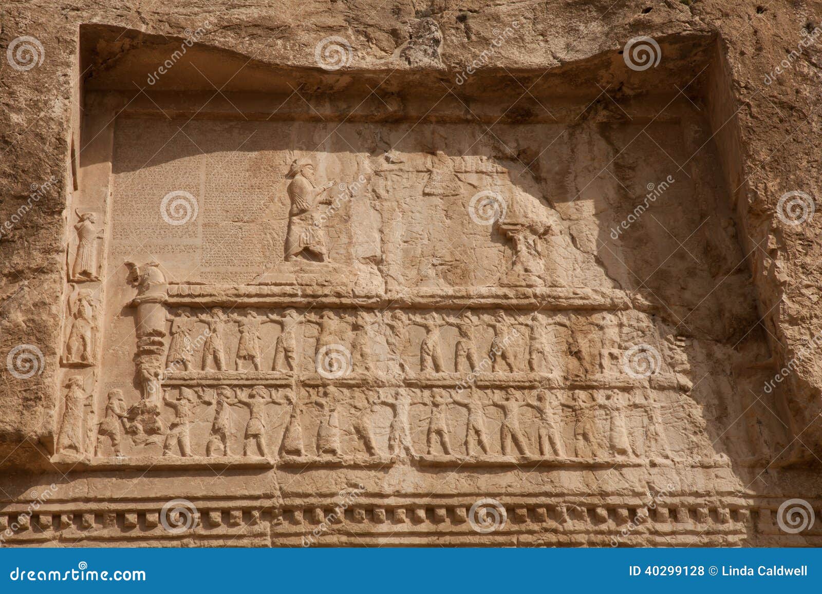 Necropolis, Naqsh Rustam, Iran Stock Photo - Image of archaeology ...