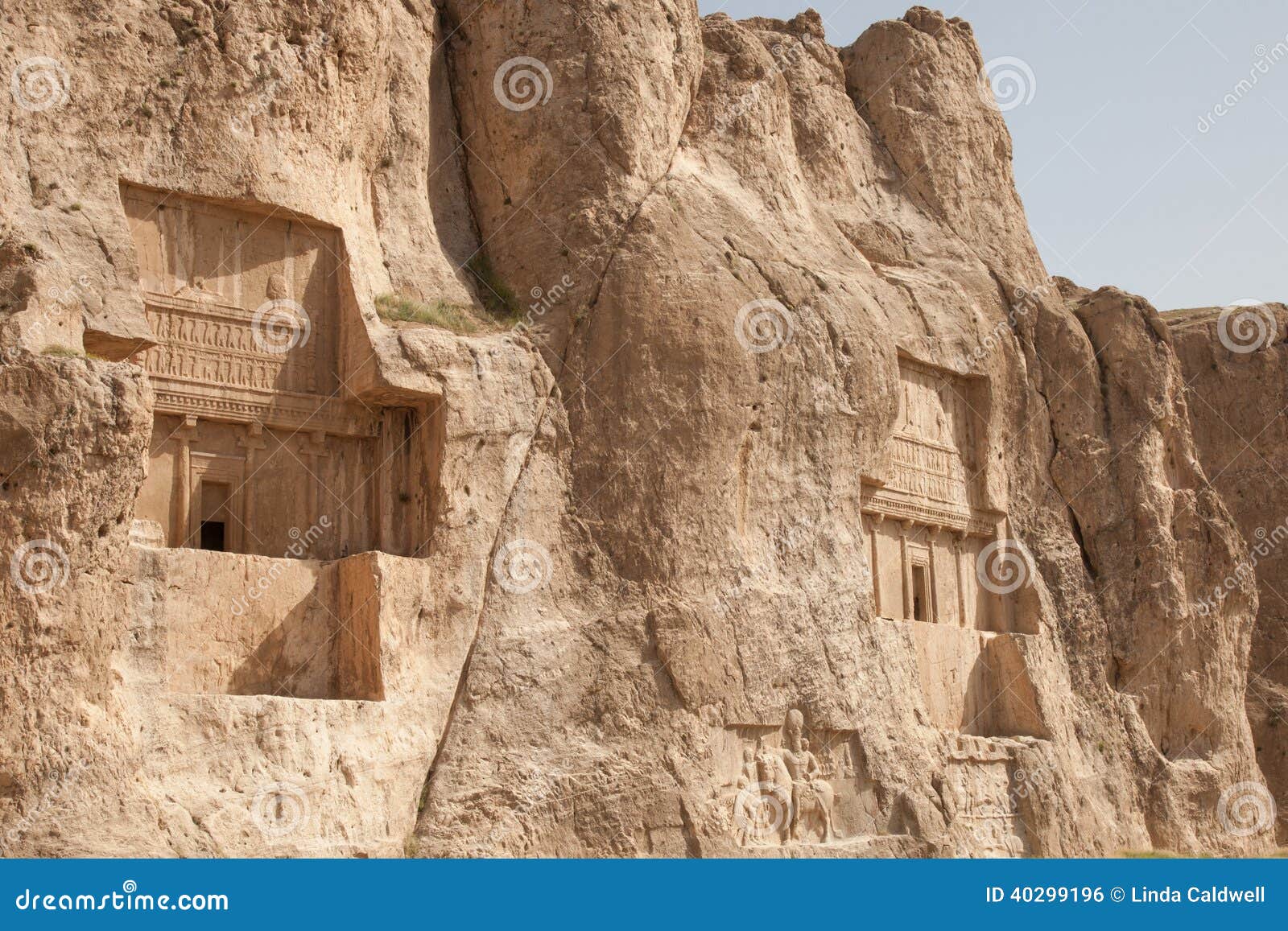 Necropolis, Naqsh Rustam, Iran Stock Photo - Image of asia, iran: 40299196