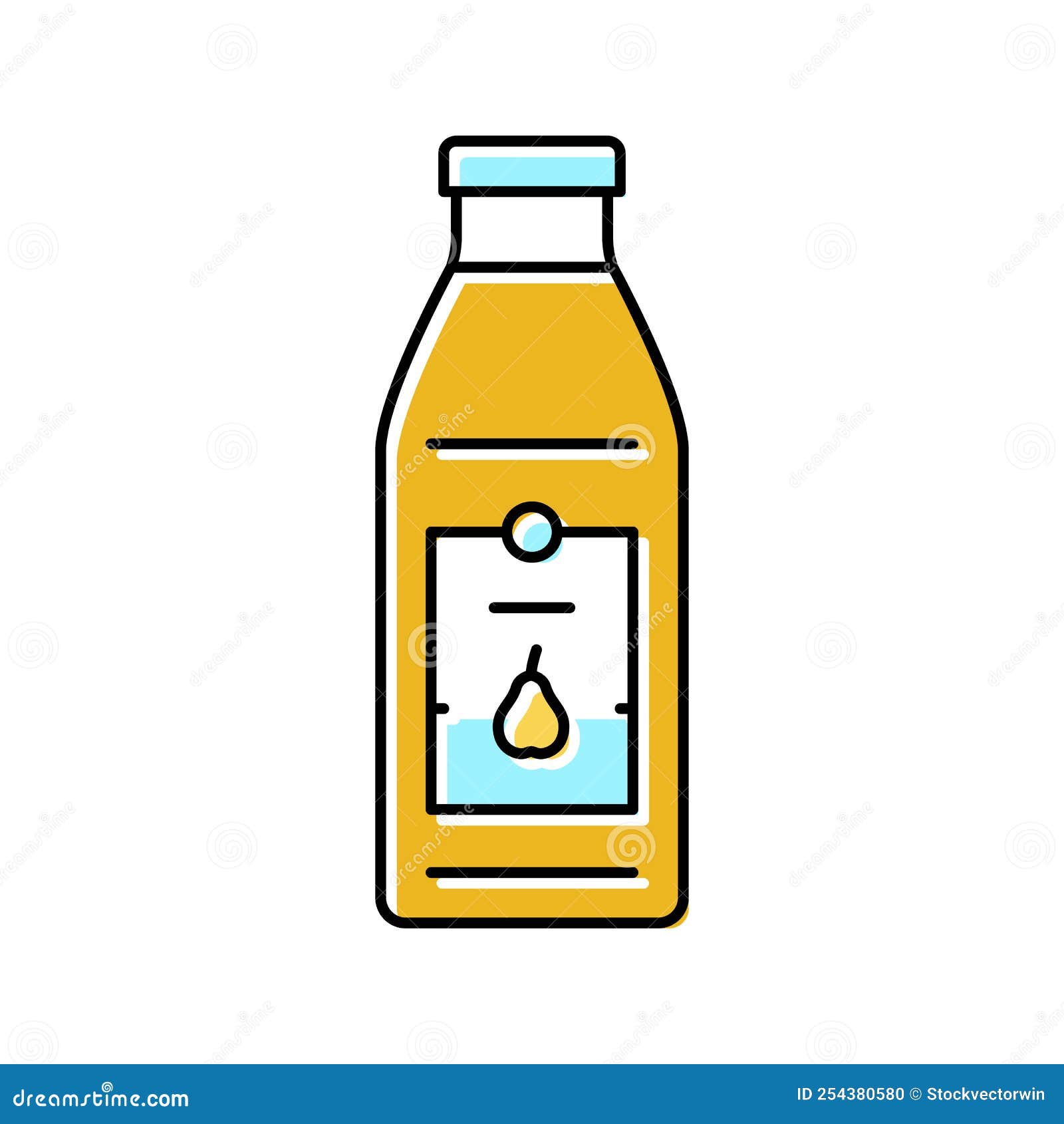 Nectar Pear Color Icon Vector Illustration Stock Vector - Illustration ...