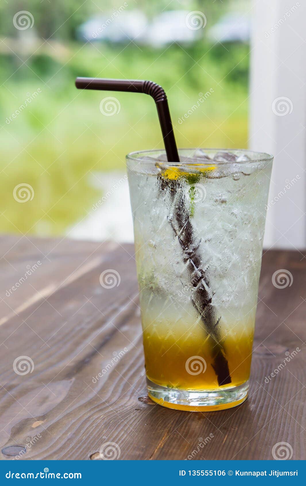 Nectar Sweet Drink Honey Tea Beverage on Wood Table Stock Photo - Image ...