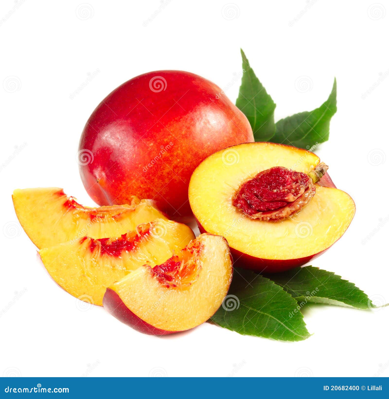 Nectarine. stock photo. Image of organic, food, fruit - 20682400