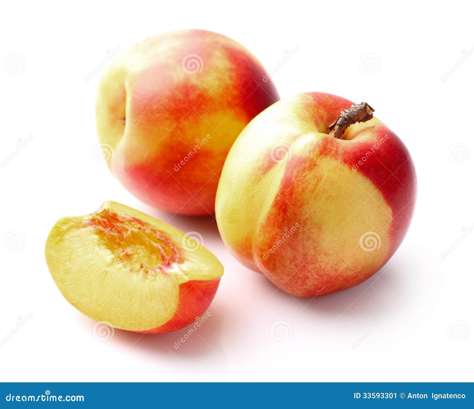 Nectarine in closeup stock image. Image of freshness - 33593301