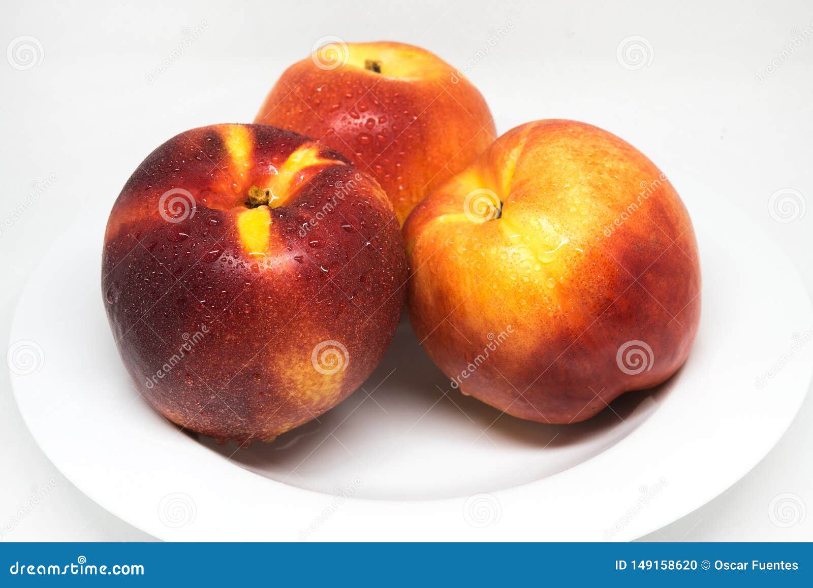 Nectarine Fruit, Healthy Food Stock Photo - Image of green, freshness ...