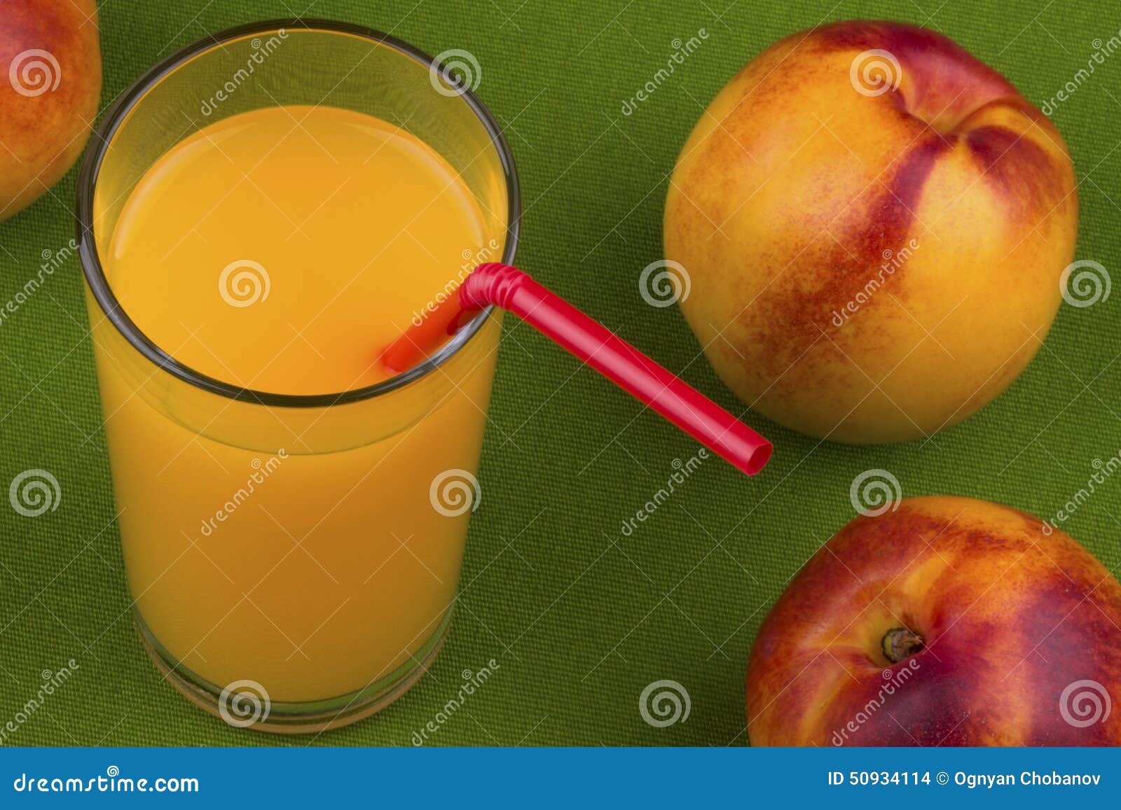 Nectarine juice stock photo. Image of glass, delicious - 50934114