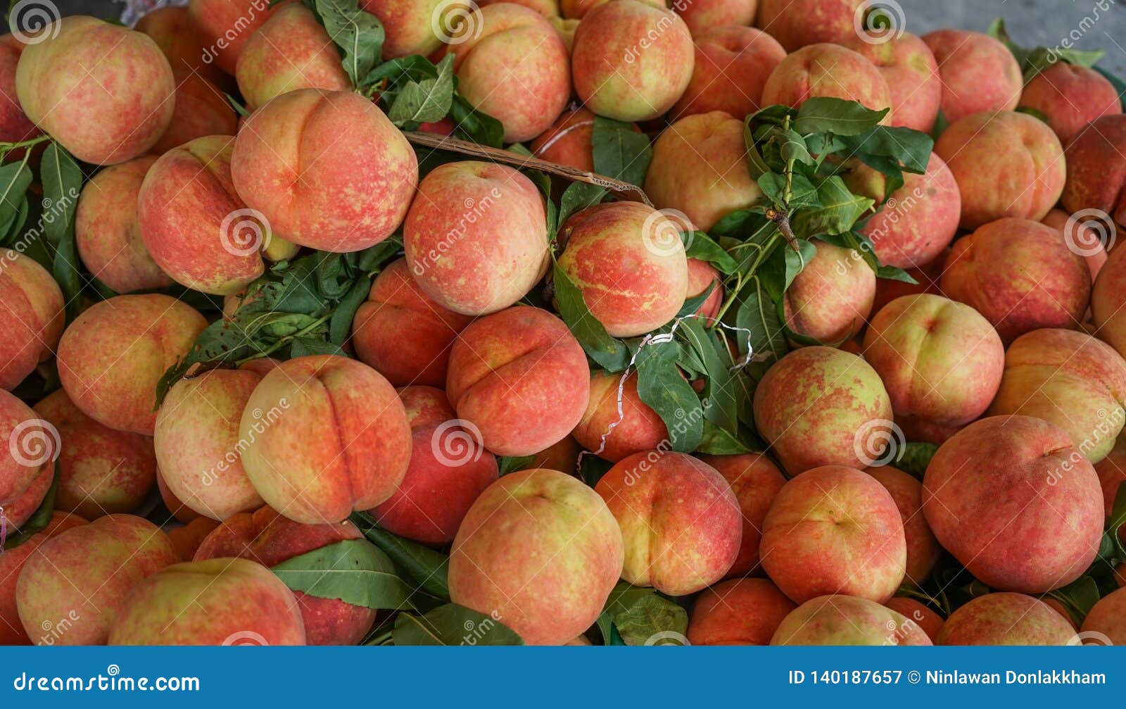 Nectarines on Display in the Fruit Shop Stock Image - Image of isolated ...