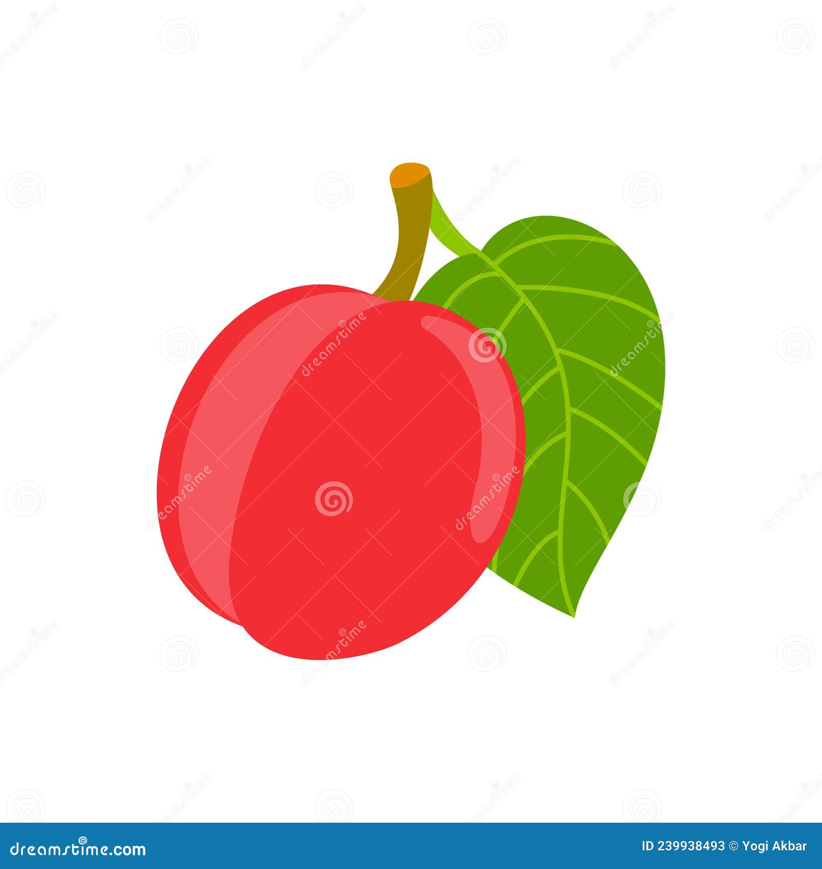 Two Nectarines With White Background . Generative Ai Royalty-Free Stock ...