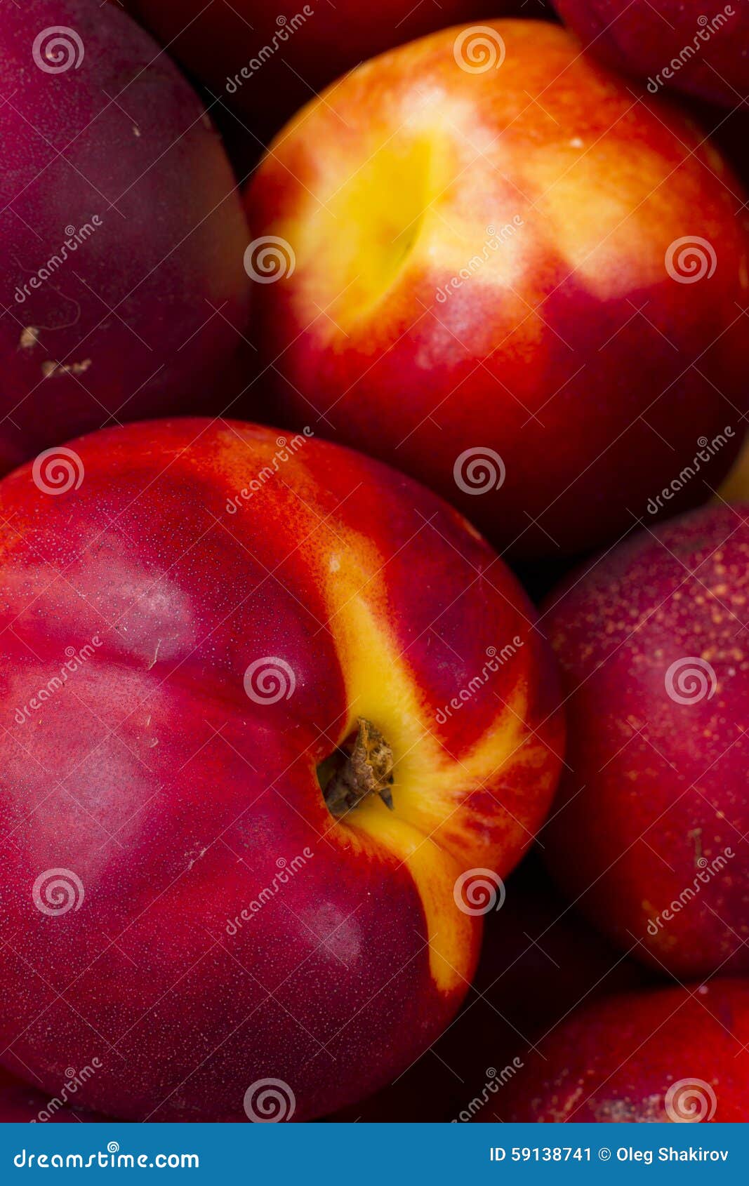 Nectarines. stock image. Image of yellow, treat, healthy - 59138741