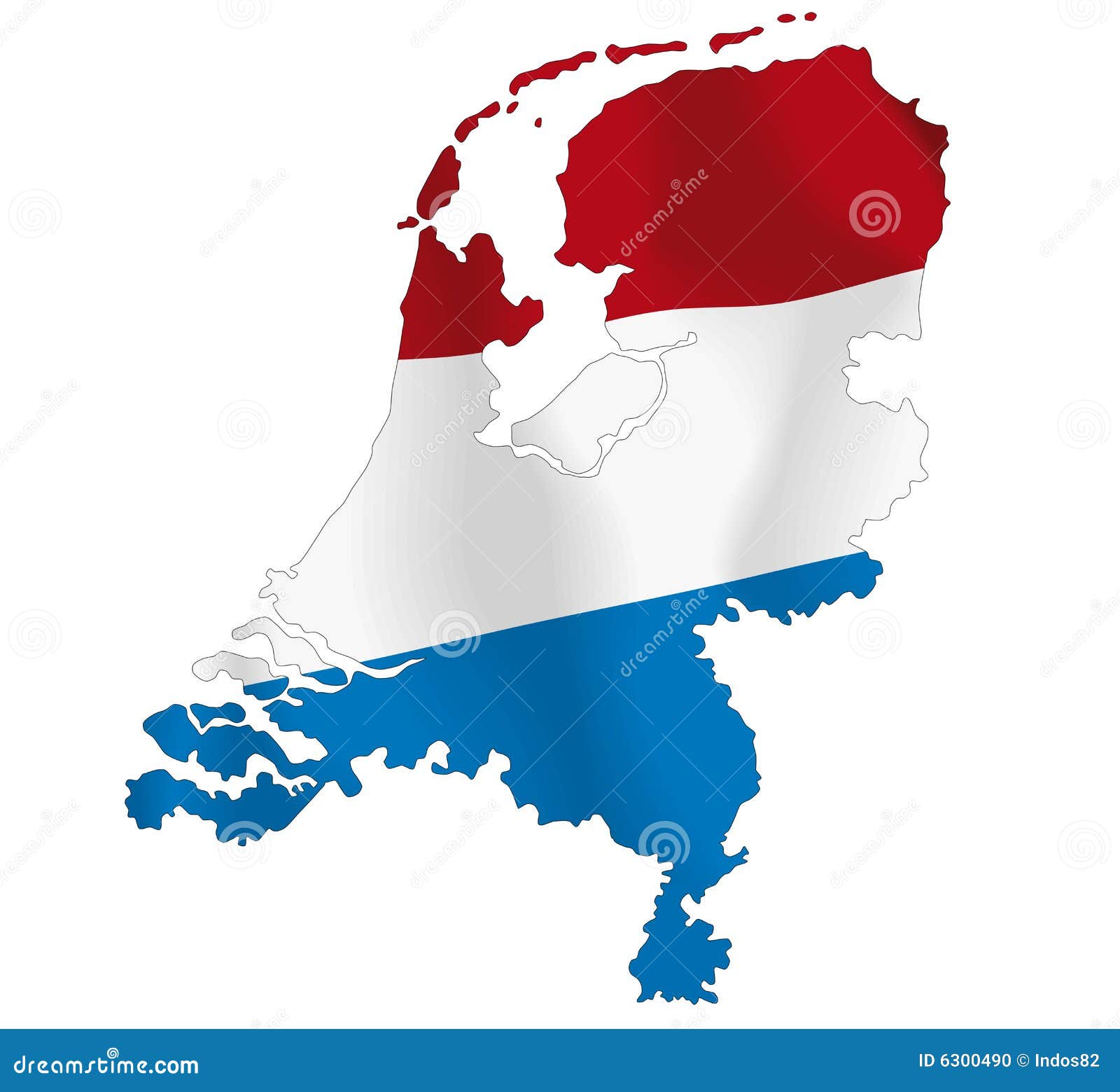 Nederland vector illustratie. Illustration of genaturaliseerd - 6300490