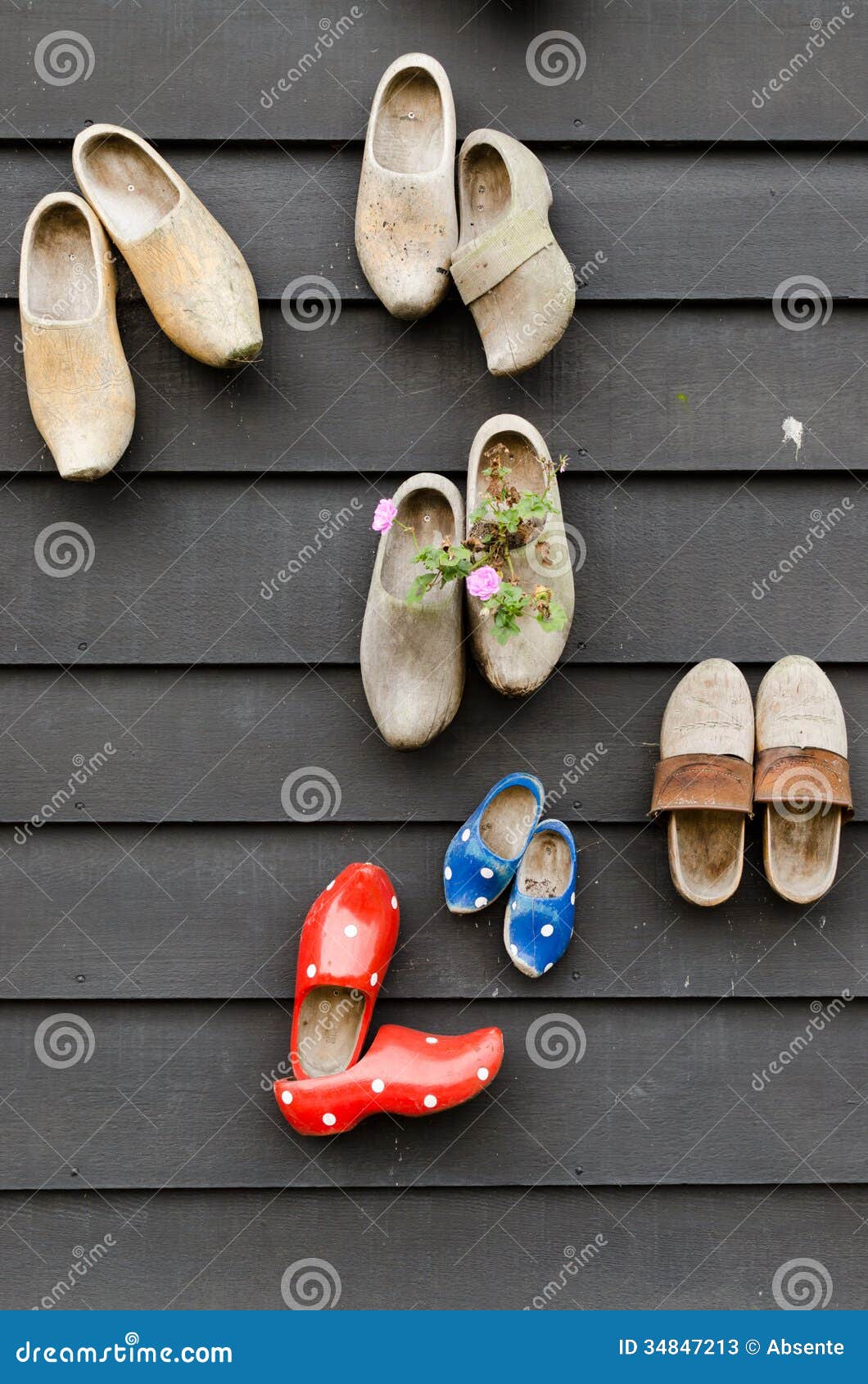 Nederlandse Houten Belemmeringen Stock Afbeelding - Image of toerisme ...