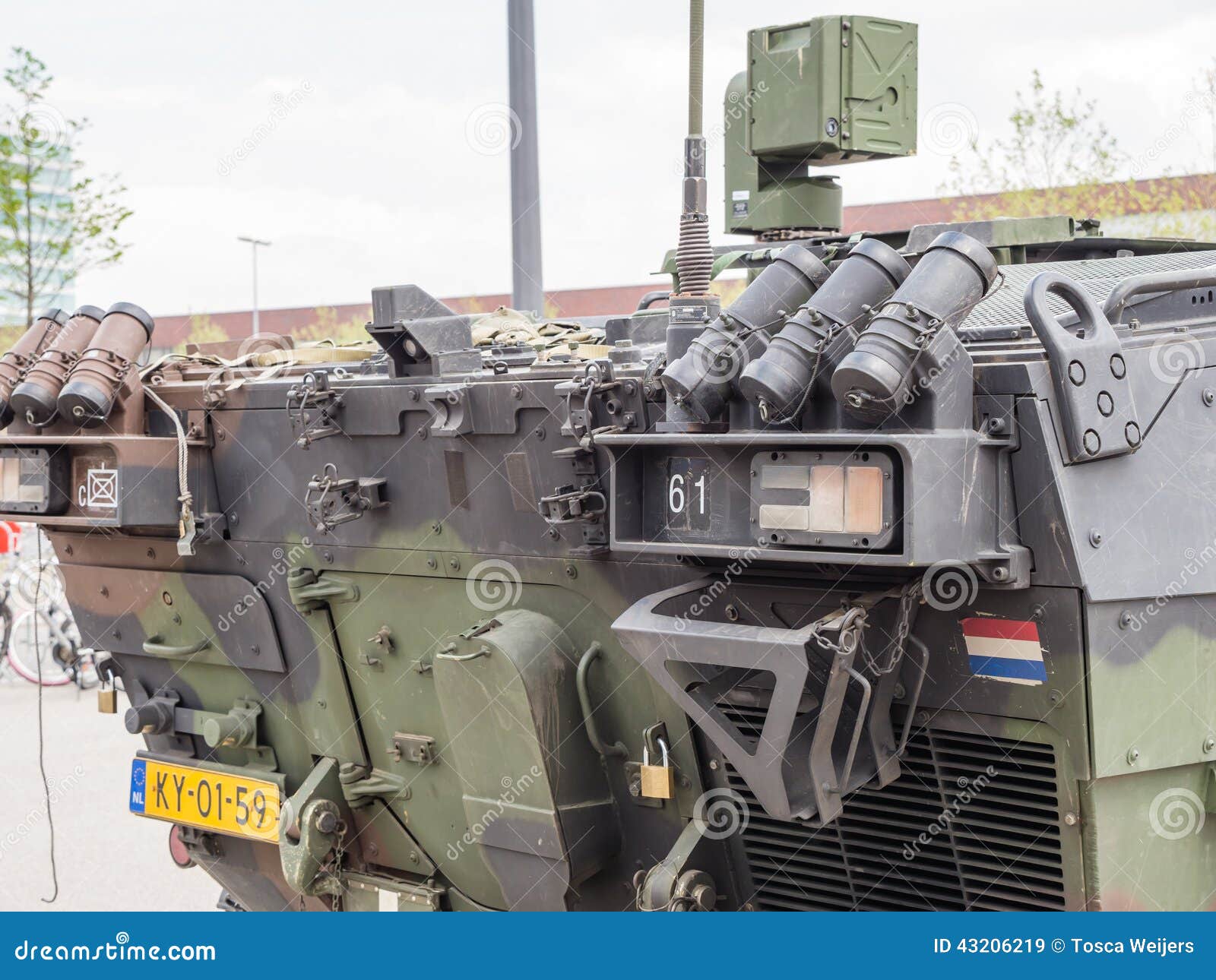Nederlandse militaire tank redactionele stock afbeelding. Image of ...