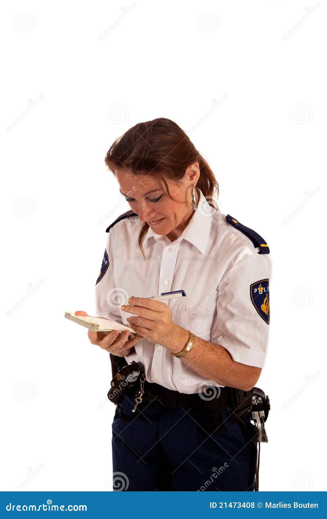 Nederlandse politieman stock foto. Image of baan, misdaad - 21473408