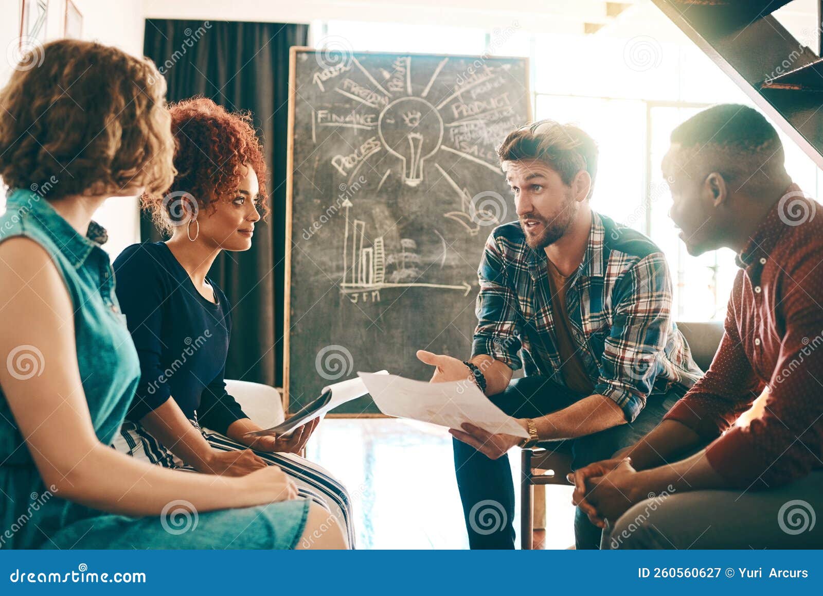 We Need All Hands on Deck for this Project. a Group of Designers Having ...