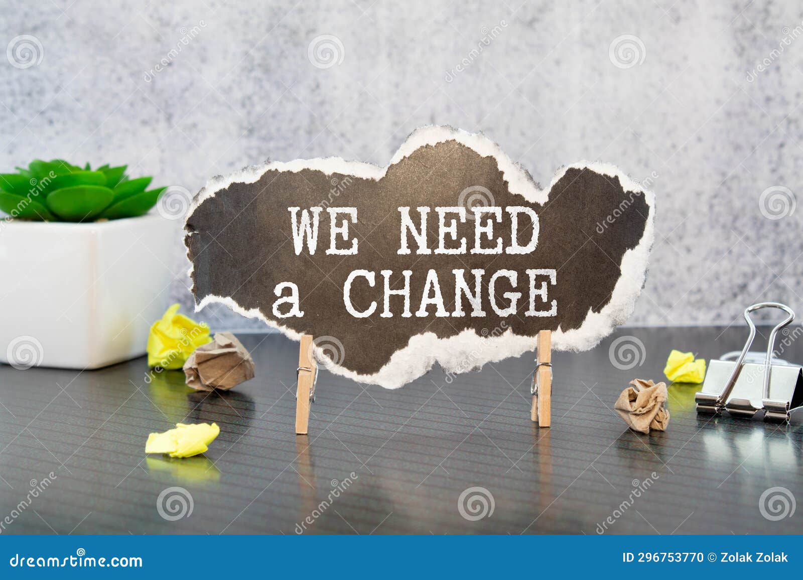 We Need a Change Text - Protest Against To Climate Change, Inequality ...