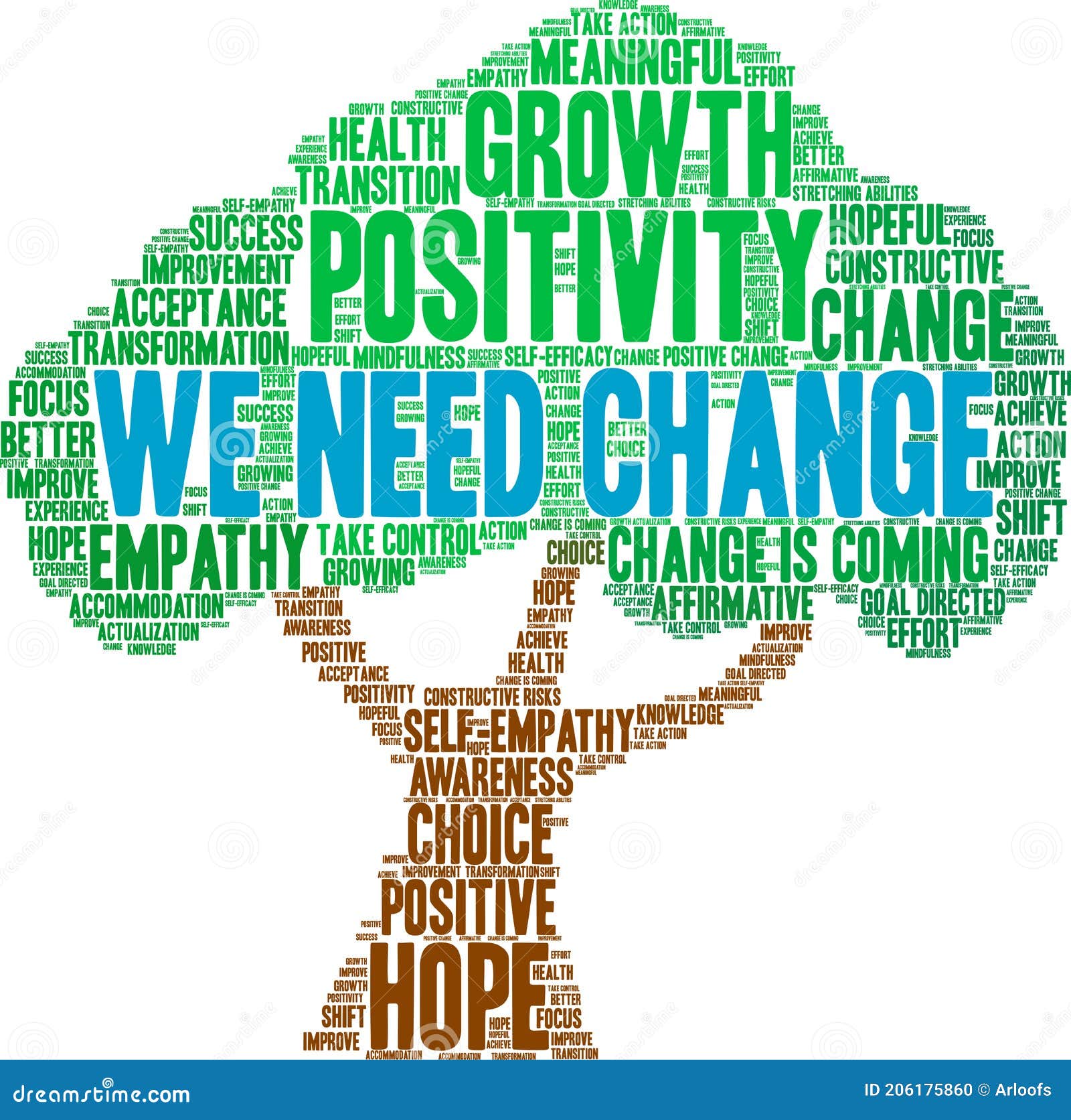 We Need Change Word Cloud stock vector. Illustration of knowledge ...