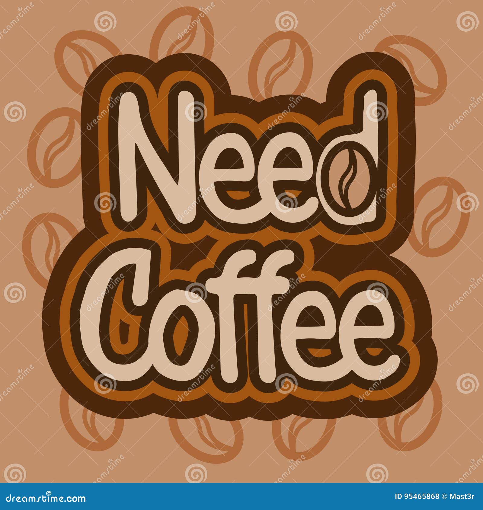 Need Coffee Sticker Social Media Network Message Badges Design Stock ...