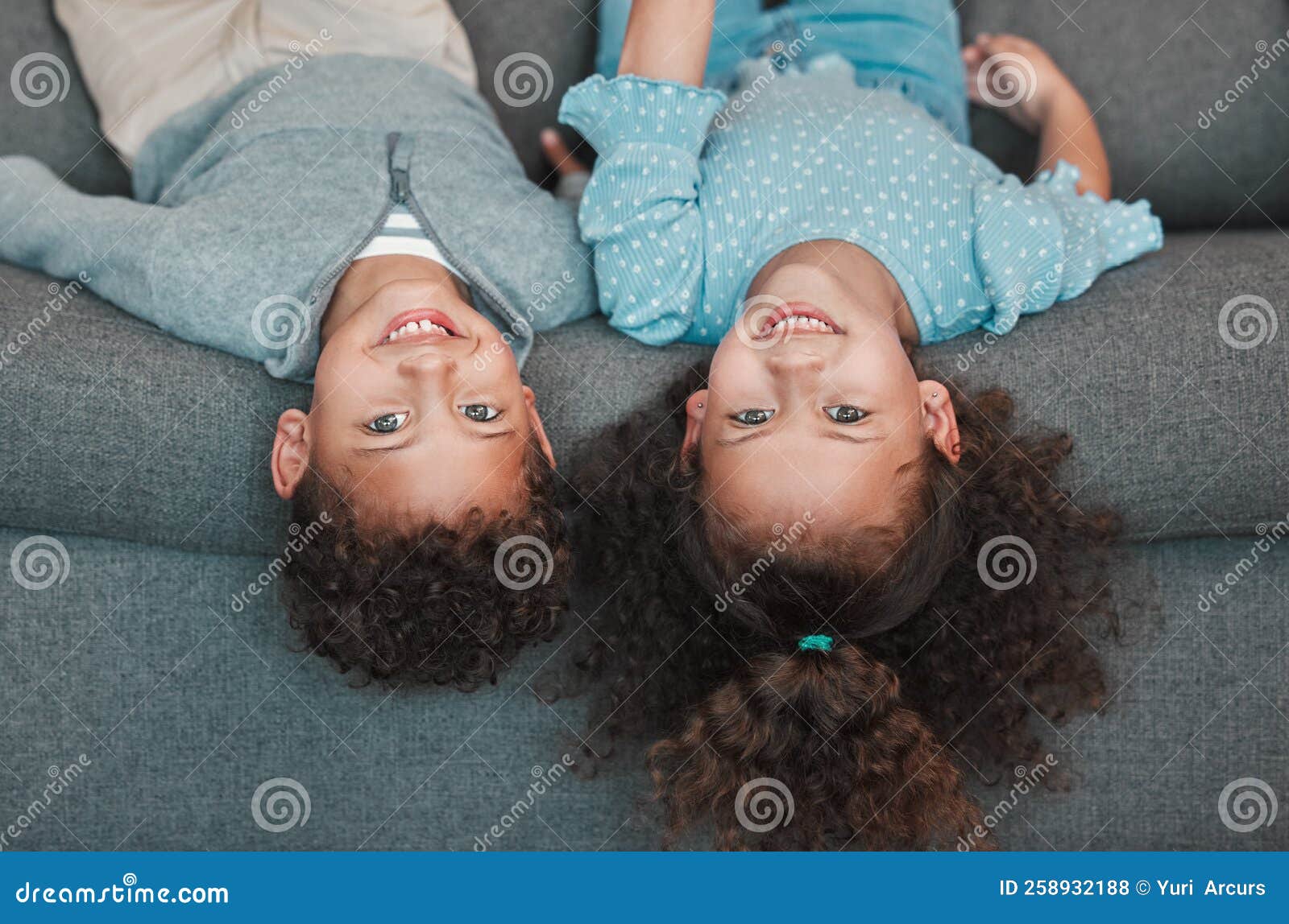 Need a Different Perspective. Two Little Siblings Spending Time ...