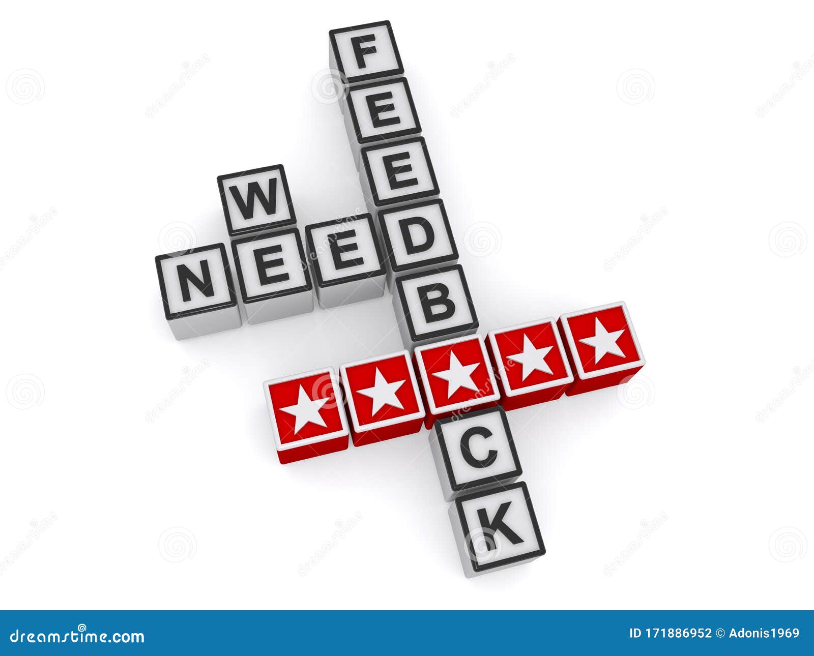 We need feedback on white stock illustration. Illustration of concept ...