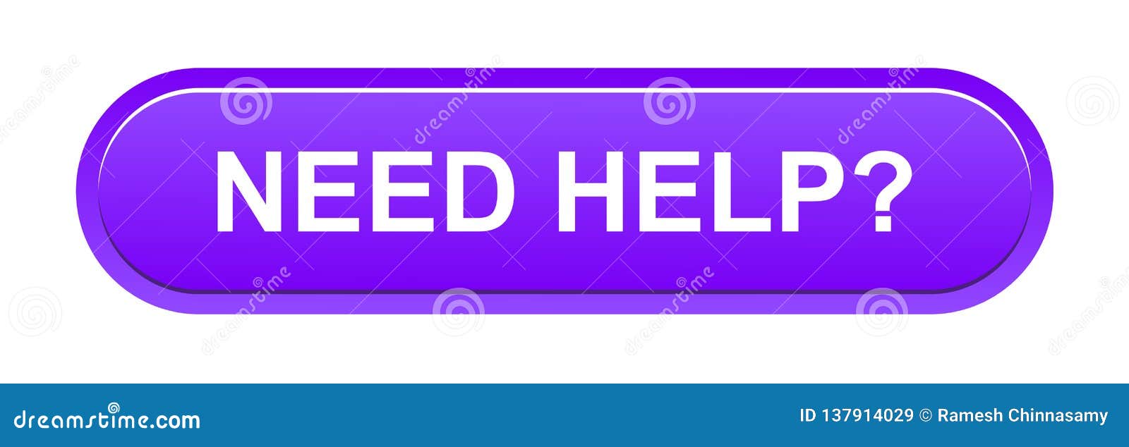 Need help button stock vector. Illustration of clip - 137914029