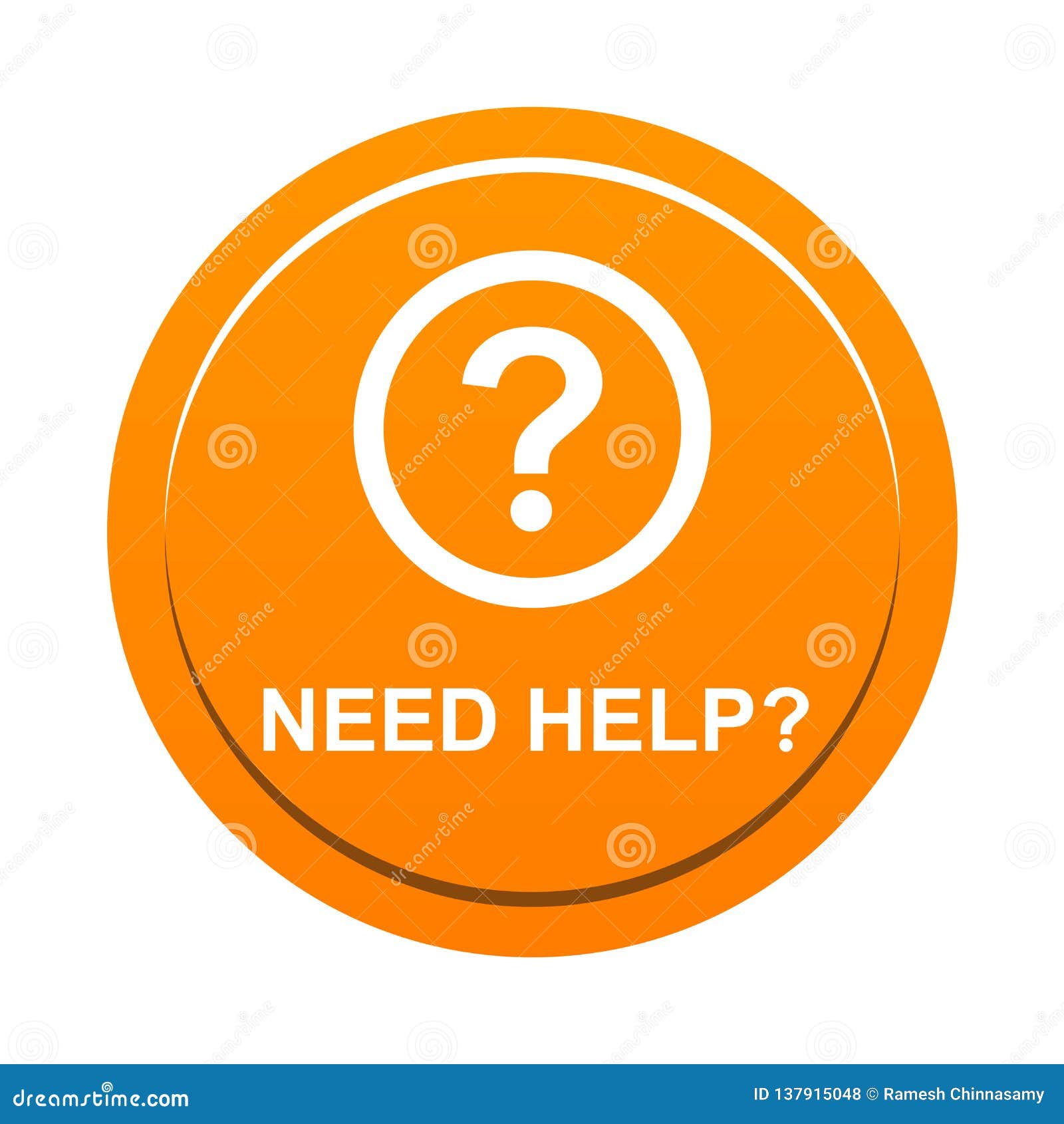 Need help button stock vector. Illustration of illustrated - 137915048