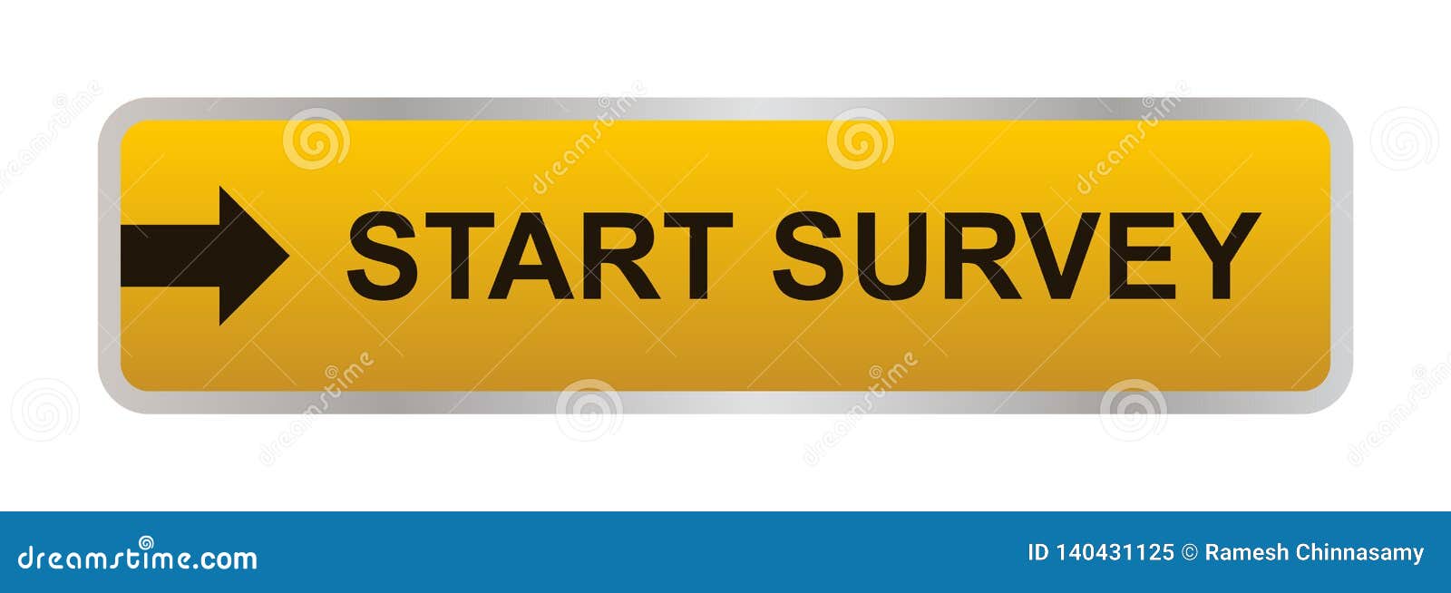 Start survey button stock vector. Illustration of communicate - 140431125