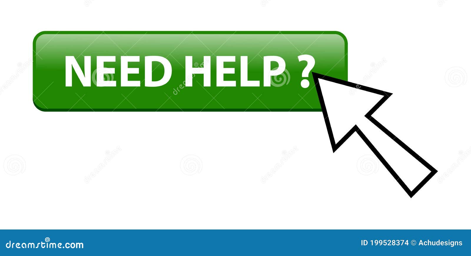 Need help button stock vector. Illustration of concept - 199528374