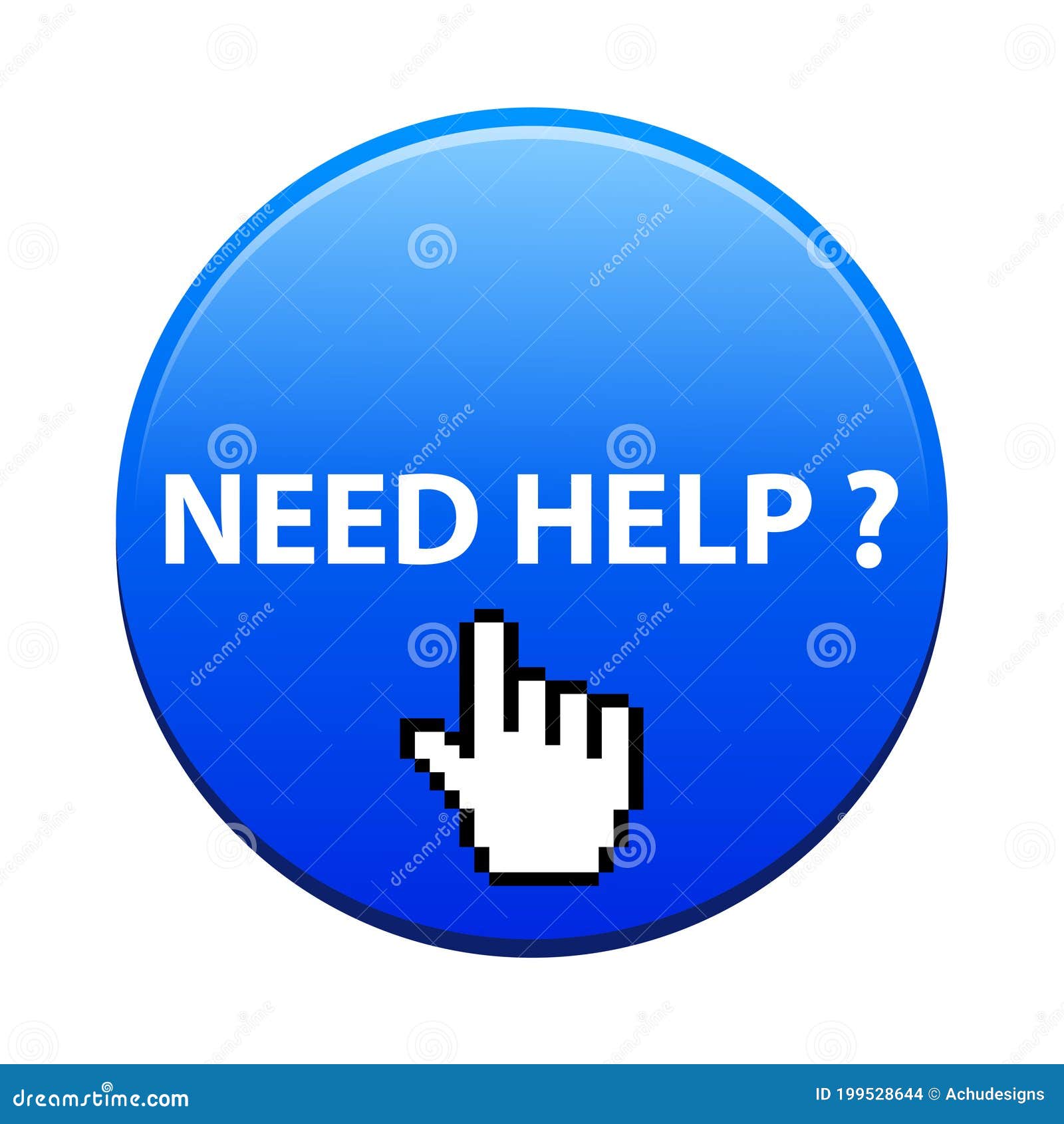 Need help button stock vector. Illustration of info - 199528644