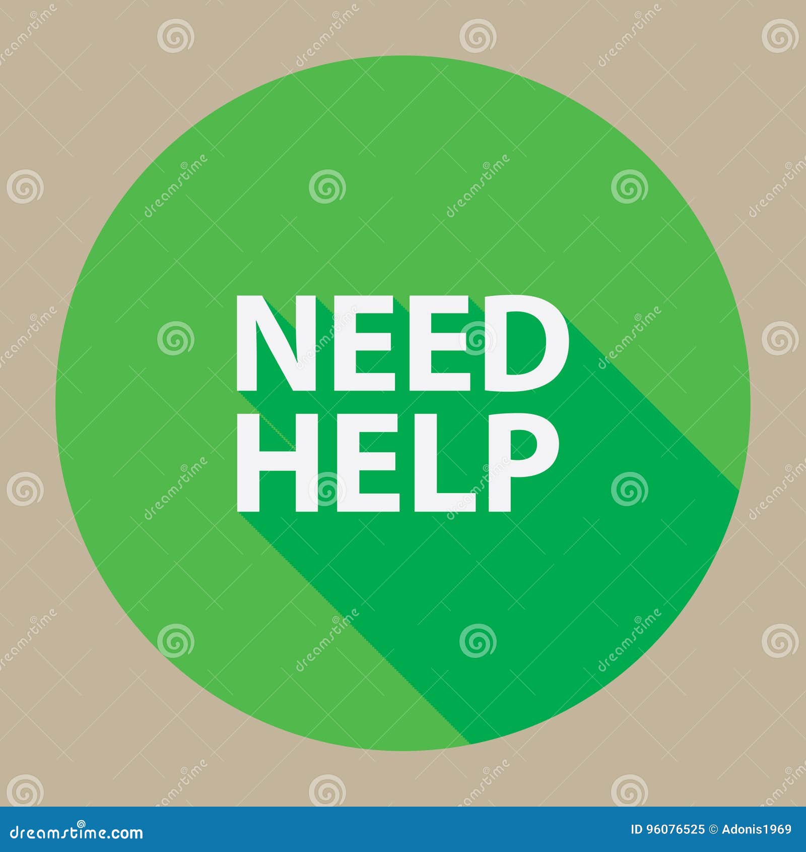 Need Help Button stock vector. Illustration of button - 96076525