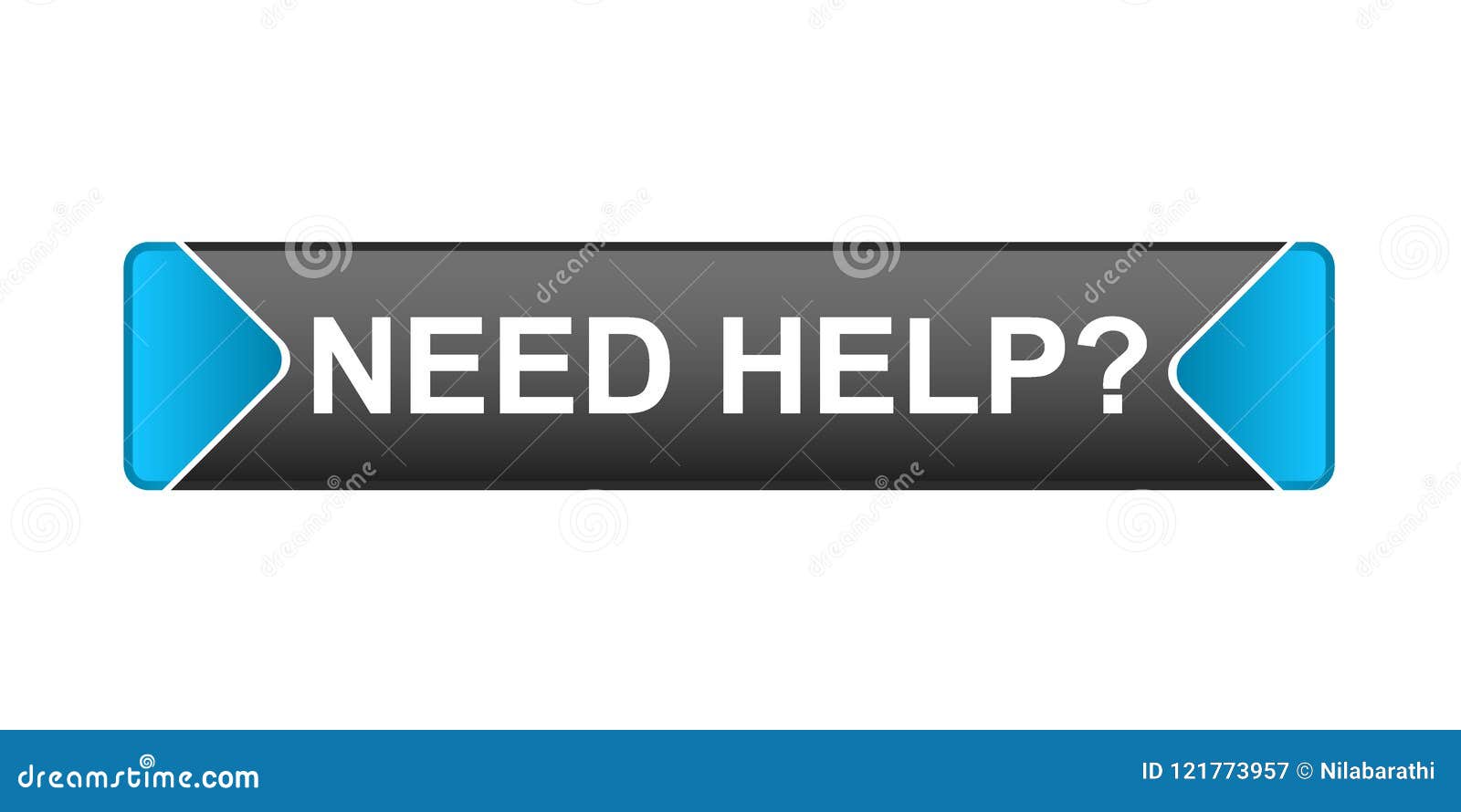 Need help button stock illustration. Illustration of available - 121773957