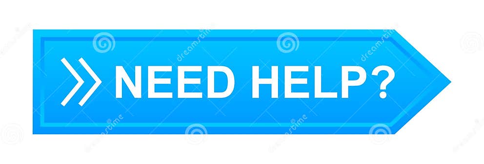 Need help button stock vector. Illustration of click - 137914446