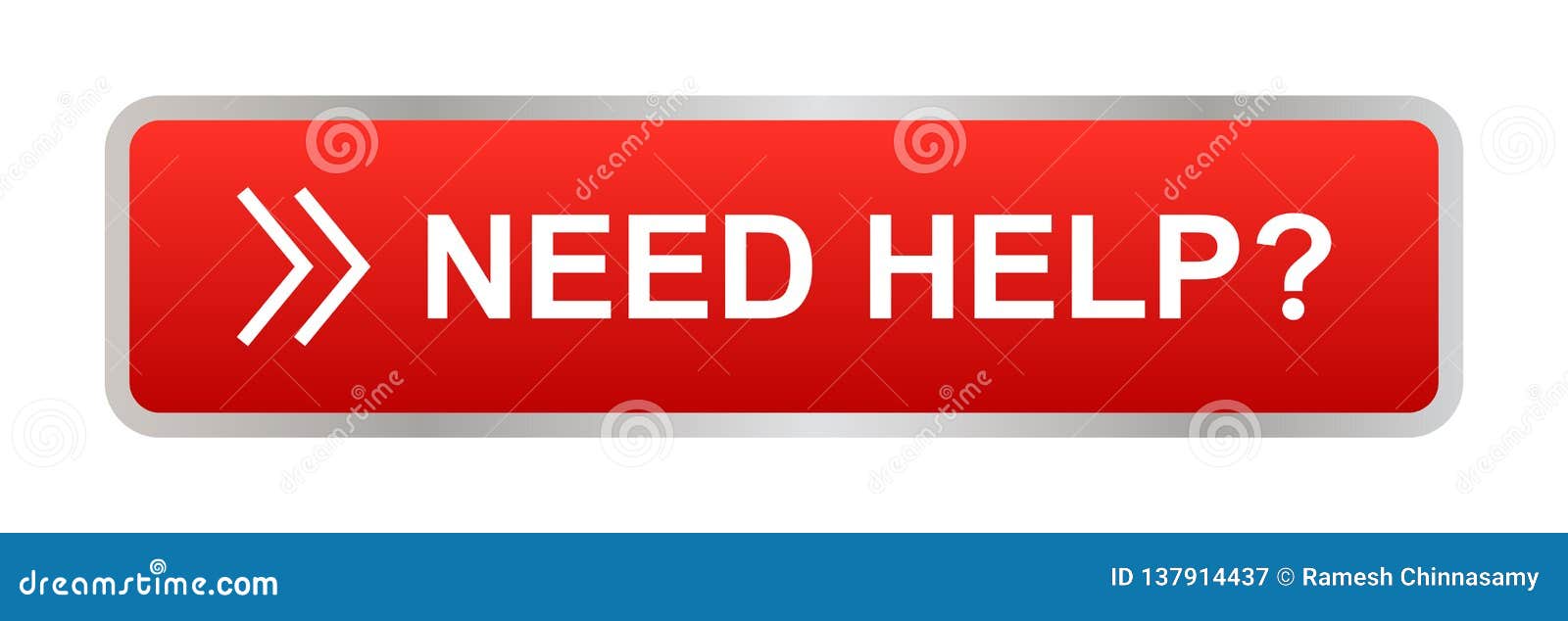 Need help button stock vector. Illustration of color - 137914437