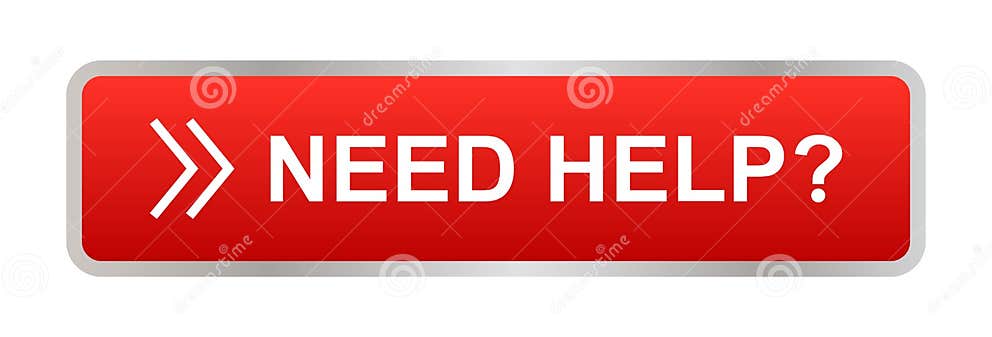 Need help button stock vector. Illustration of color - 137914437