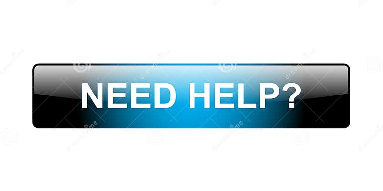 Need help button stock illustration. Illustration of background - 121773585
