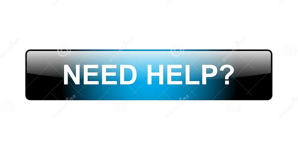 Need help button stock illustration. Illustration of background - 121773585