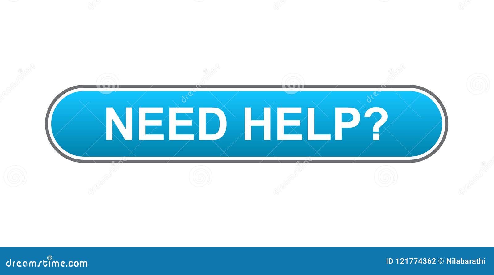 Need help button stock illustration. Illustration of center - 121774362