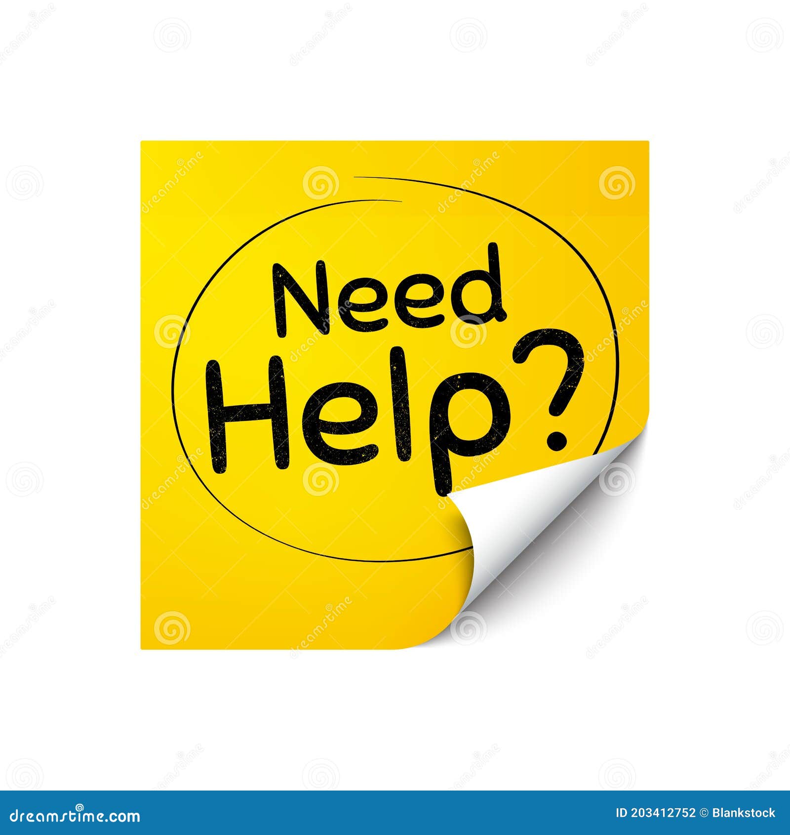 Need Help Symbol. Support Service Sign. Vector Stock Vector ...